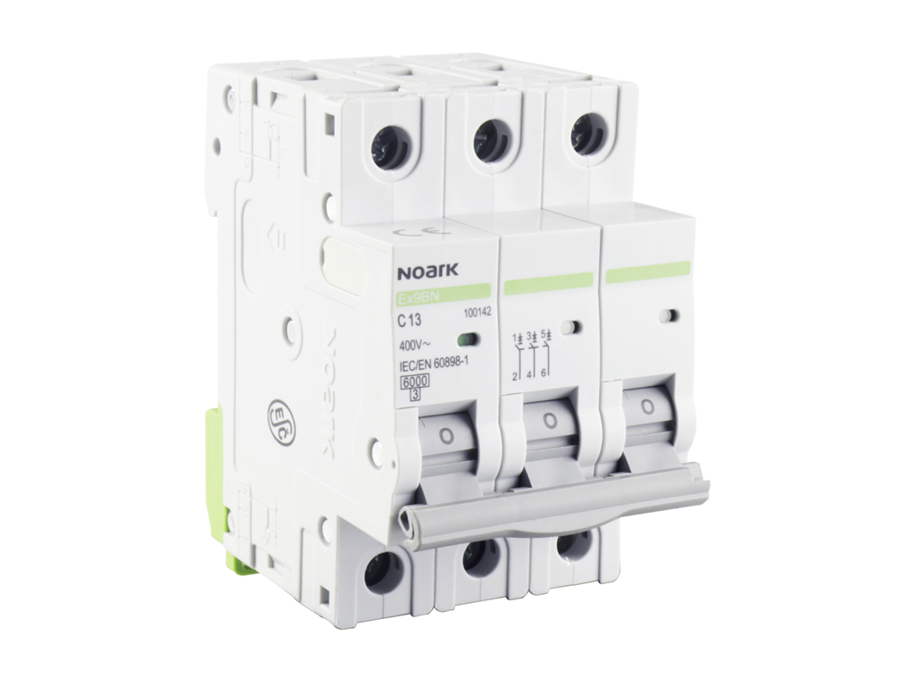 Varovalka avt. Ex9BN C 13A 3P, NOARK - technobox.si